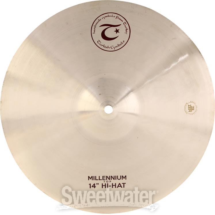 Turkish Cymbals Millennium Hi-hat Cymbals - 14 inch | Sweetwater
