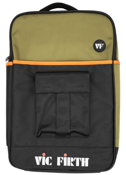 Vic Firth Professional Tech Backpack - Green/Black | Sweetwater