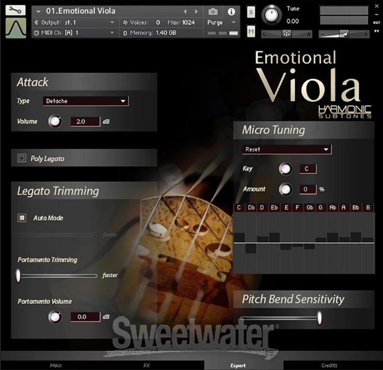 Best Service Emotional Viola Virtual Viola Instrument | Sweetwater
