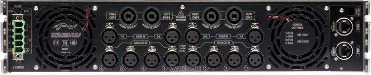 Powersoft X8 DSP+D 6,000-watt 8-channel Power Amplifier with Dante | Sweetwater