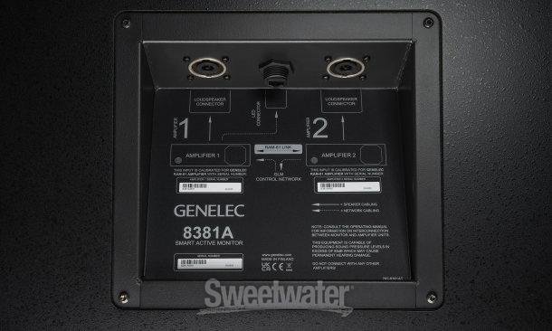 Genelec 8381A SAM Adaptive Point Source Main Monitor - Black | Sweetwater