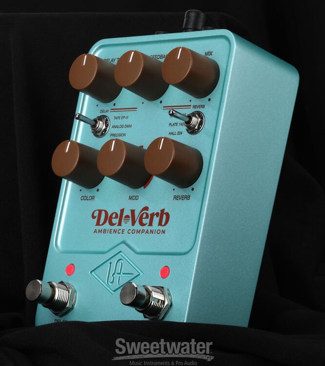 Universal Audio Del-Verb Ambience Companion Reverb and Delay Pedal ...