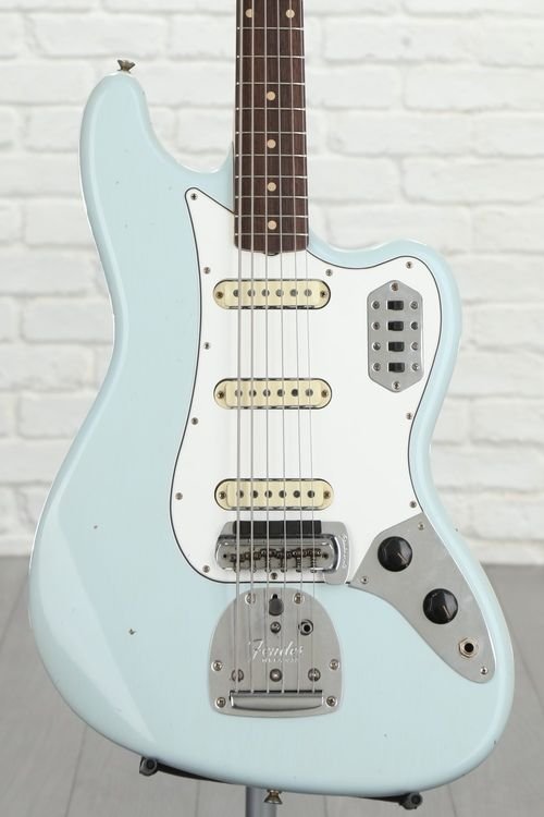 Fender Custom Shop Limited Edition Journeyman Bass VI - Aged Sonic Blue ...