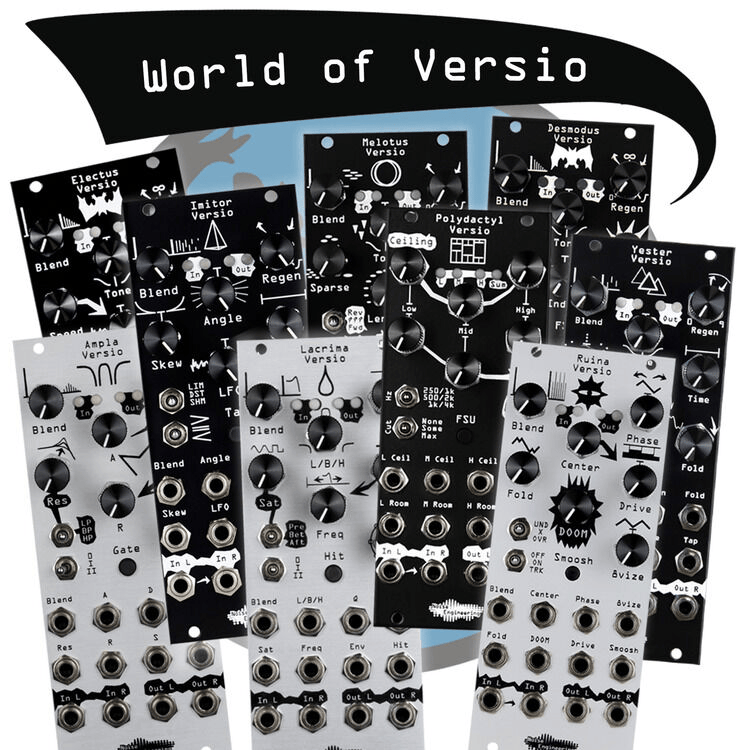 Noise Engineering Ruina Versio Multimode Distortion Eurorack Module - Numbered, Black | Sweetwater