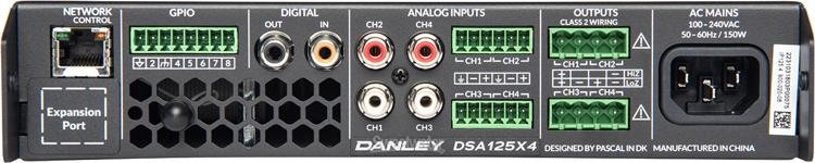 Danley Sound Labs DSA 125X4 125W Studio Monitor Power Amplifier ...