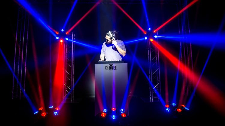 Chauvet DJ Helicopter Q6 RGBW Beam/Strobe/Laser Effect | Sweetwater