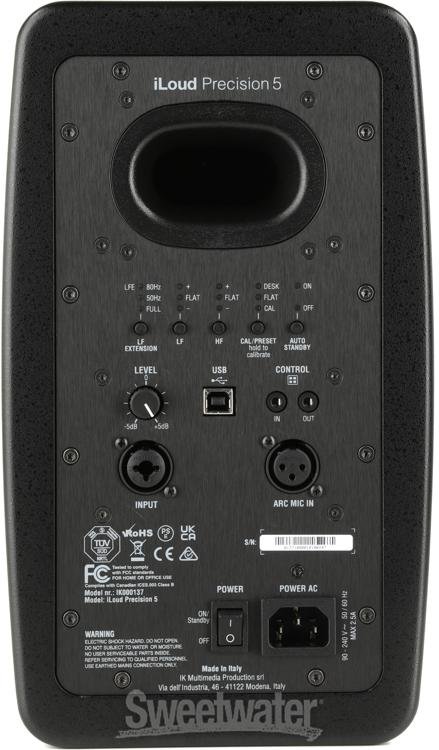 IK Multimedia iLoud Precision 5 5-inch Powered Studio Monitor - Black ...