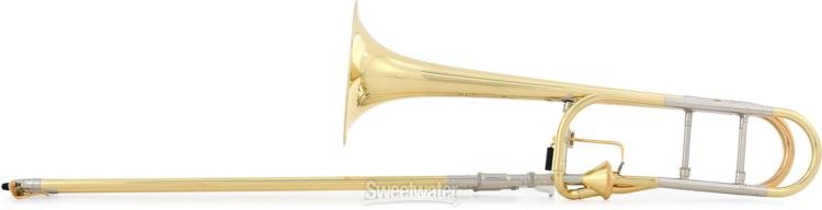XO 1236LT Professional Trombone - F Attachment - Thru-Flo Valve - Clear ...