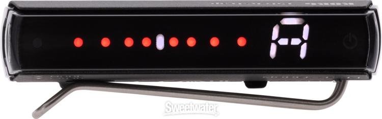 Korg Pitchstrap Guitar and Bass Strap Tuner - Black | Sweetwater