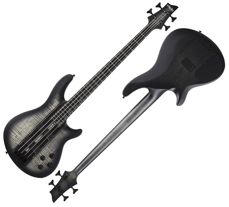 Schecter C-4 GT Bass - Satin Charcoal Burst | Sweetwater