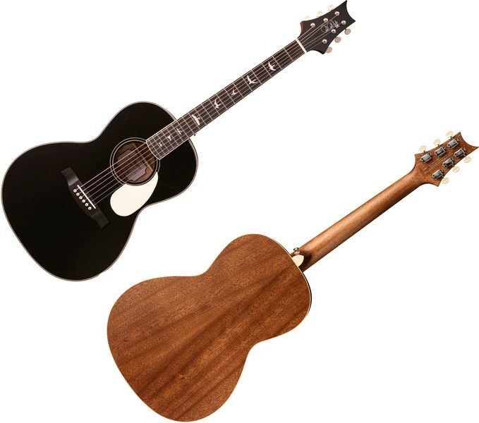 PRS SE Parlor P20E Acoustic-Electric - Black Satin Top | Sweetwater