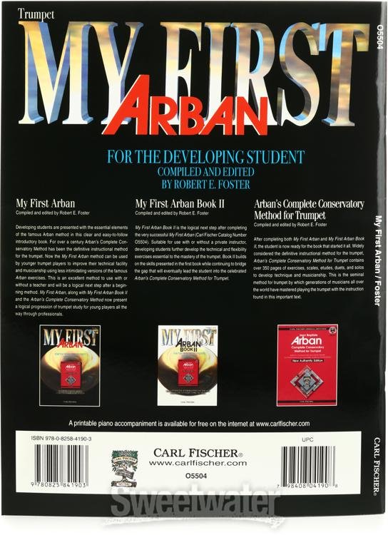 Carl Fischer My First Arban For The Developing Student Book | Sweetwater