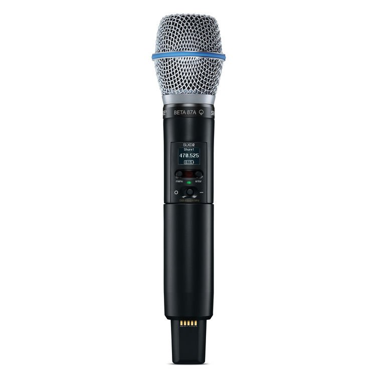 Shure SLXD2/B87A Wireless Handheld Microphone Transmitter - G58 Band | Sweetwater