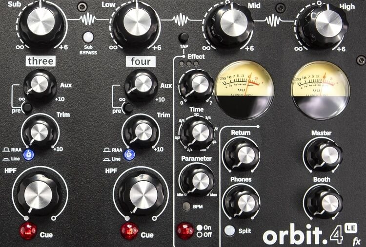 Union Audio orbit.4 LE FX 4-channel Analog Rotary Mixer | Sweetwater