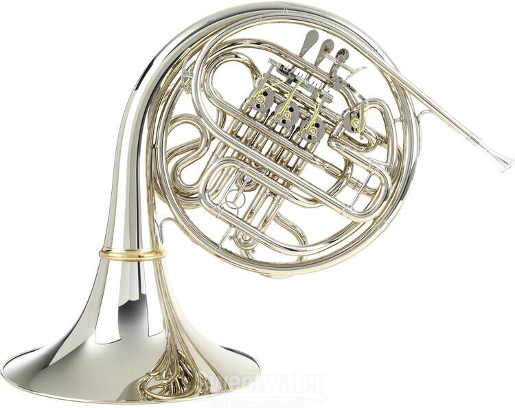 Yamaha YHR-672ND Professional Double Horn - Nickel Silver with ...