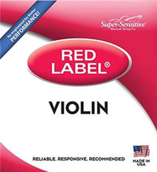 Super-Sensitive 2112 Red Label Violin E String - 1/8 Size | Sweetwater