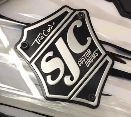 SJC Custom Drums Tre Cool Signature "Cookies & Cream" Snare Drum - 5.5 ...