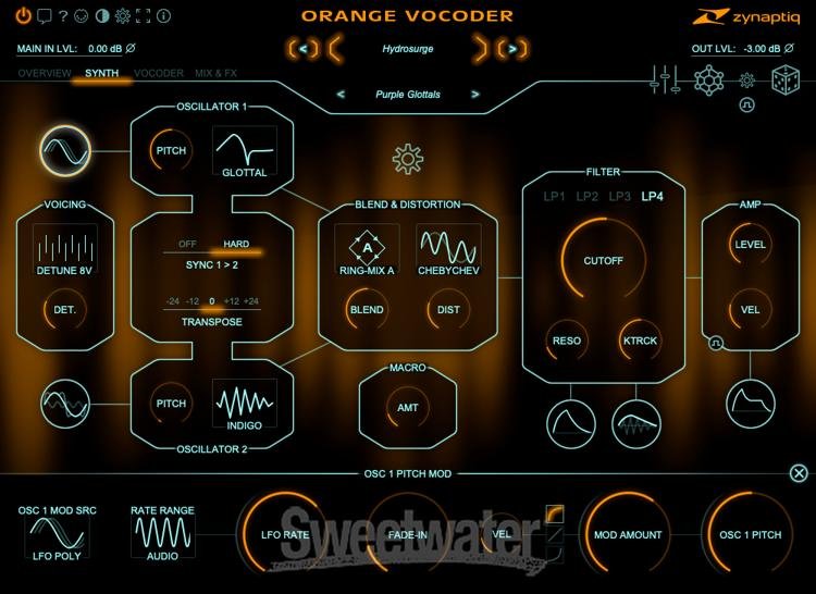 Zynaptiq Orange Vocoder IV Plug-in | Sweetwater