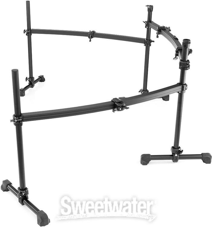 Pearl Icon 3-sided Drum Rack - Curved, Black | Sweetwater