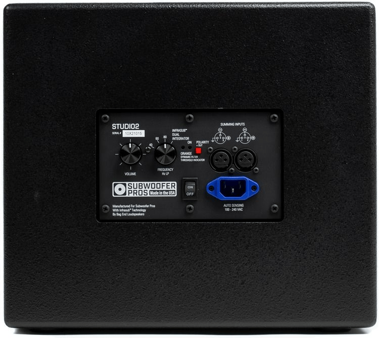 Subwoofer Pros Studio Sub2-10C Powered Studio Subwoofer | Sweetwater