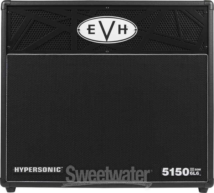 EVH 5150III Hypersonic 6L6 50-watt 1 x 12-inch Combo Amplifier - Black ...