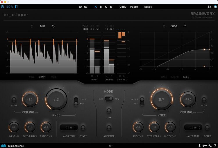 Brainworx bx_clipper Plug-in | Sweetwater