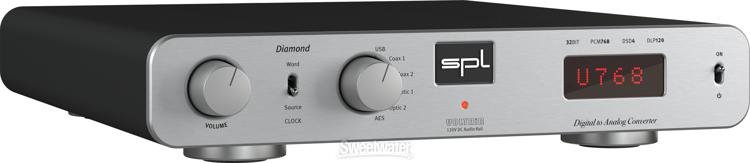 SPL Diamond DA Converter and Preamplifier - Silver | Sweetwater