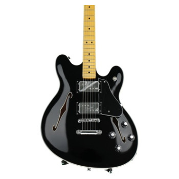 Fender Modern Player Starcaster - Black | Sweetwater