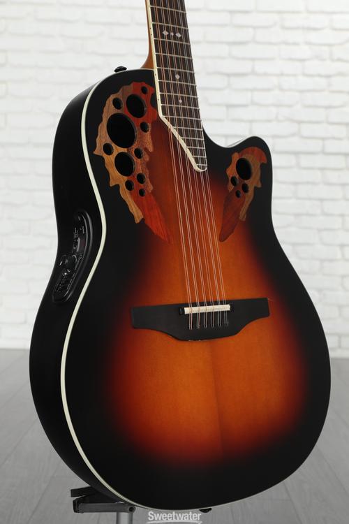 Ovation Timeless Elite Deep Contour 12-String Acoustic-Electric Guitar ...