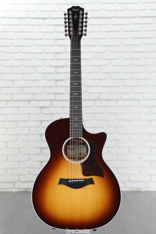 Taylor 454ce-R 12-string Acoustic-electric Guitar - Tobacco Sunburst ...