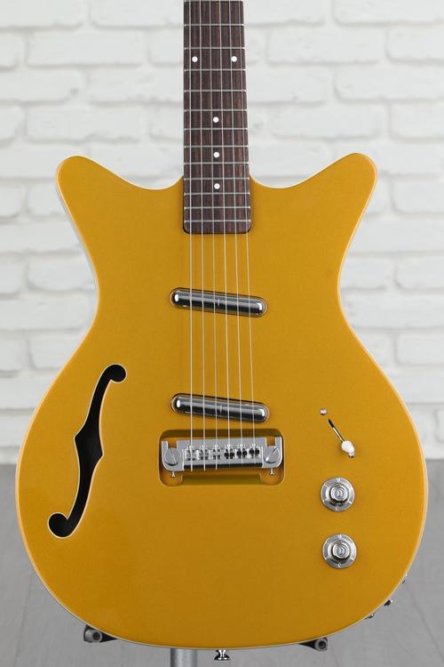 Danelectro Fifty Niner DC Semi-hollowbody Electric Guitar - Gold Top ...