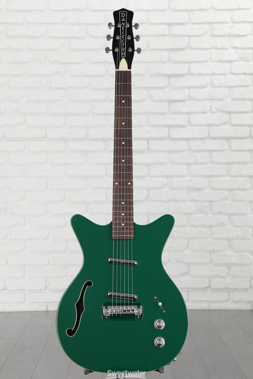 Danelectro Fifty Niner DC Semi-hollowbody Electric Guitar - Jade Top ...