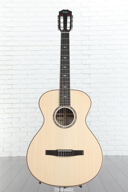 Taylor 812e-N Grand Concert Nylon String Guitar - Natural | Sweetwater
