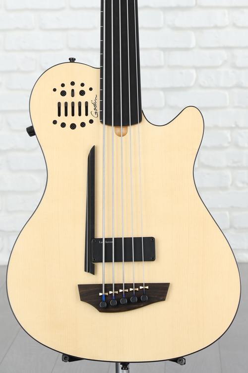 Godin A5 Ultra Fretless Bass Guitar - Natural | Sweetwater