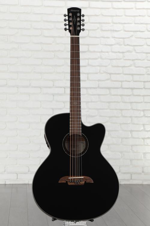 Alvarez ABT60ce 8-string Baritone Acoustic-electric Guitar - Black ...