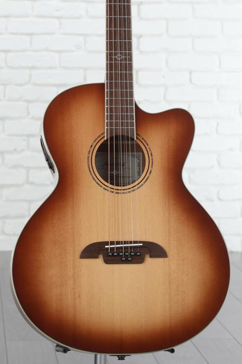 Alvarez ABT60ce Shadowburst 8-string Baritone Acoustic-electric Guitar ...