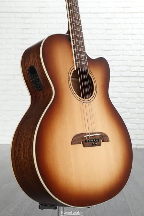Alvarez ABT60ce Shadowburst 8-string Baritone Acoustic-electric Guitar ...