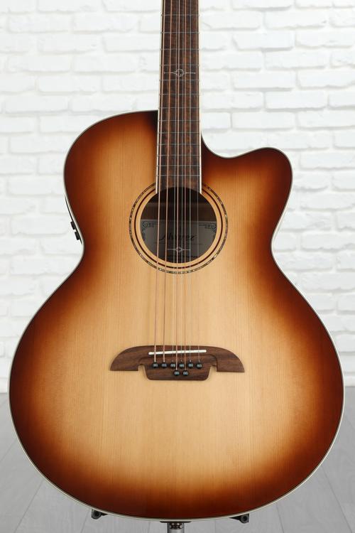 Alvarez ABT60ce Shadowburst 8-string Baritone Acoustic-electric Guitar ...