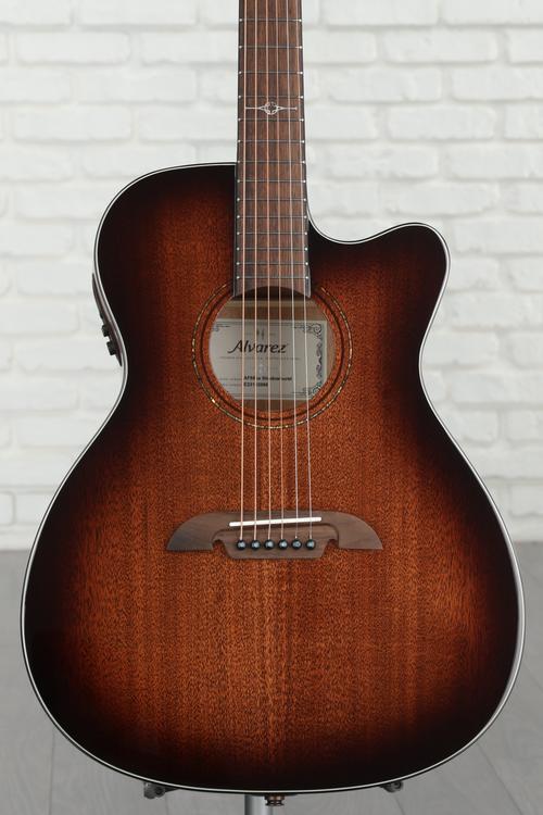 Alvarez AF66ce Shadowburst Acoustic-electric Guitar - Shadowburst ...