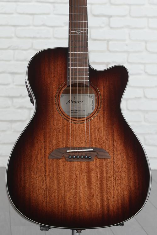 Alvarez AF66ce Shadowburst Acoustic-electric Guitar - Shadowburst ...
