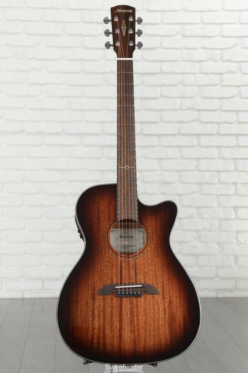 Alvarez AF66ce Shadowburst Acoustic-electric Guitar - Shadowburst ...