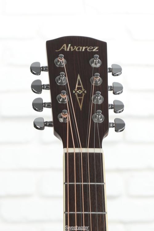 Alvarez AG60CE Artist Grand Auditorium 8-string Acoustic-electric Guitar - Shadowburst | Sweetwater