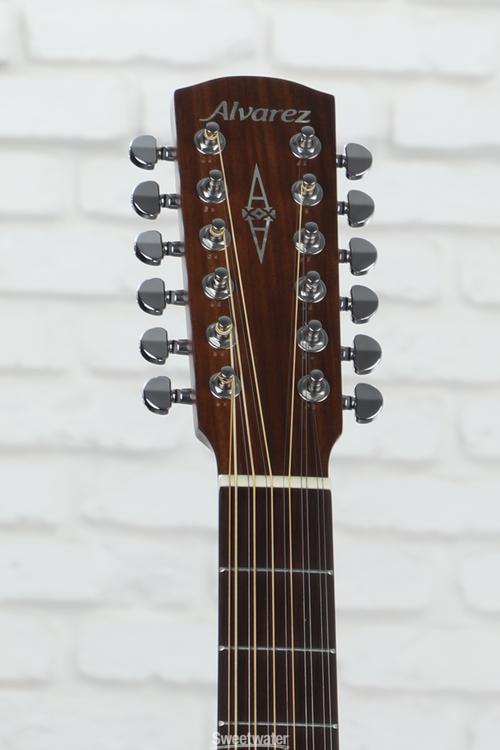 Alvarez AG70ce 12-string Acoustic-electric Guitar - Black | Sweetwater