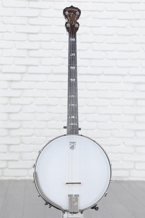 Deering Artisan Goodtime 19-fret Tenor Banjo - Dark Red Mahogany Satin ...