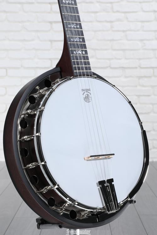 Deering Artisan Goodtime Two 5-string Banjo Left Handed - Dark Red ...