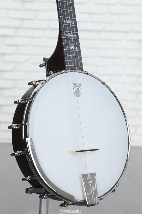 Deering Artisan Goodtime 5-string Banjo - Dark Red Mahogany Satin ...