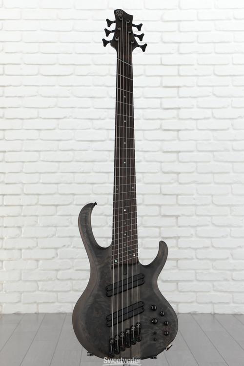 Ibanez BTB806MS 6-string Bass Guitar - Transparent Gray Flat | Sweetwater