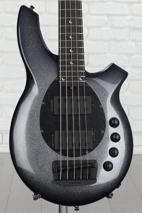 Ernie Ball Music Man Bongo 5 Bass Guitar - Eclipse Sparkle, Sweetwater ...