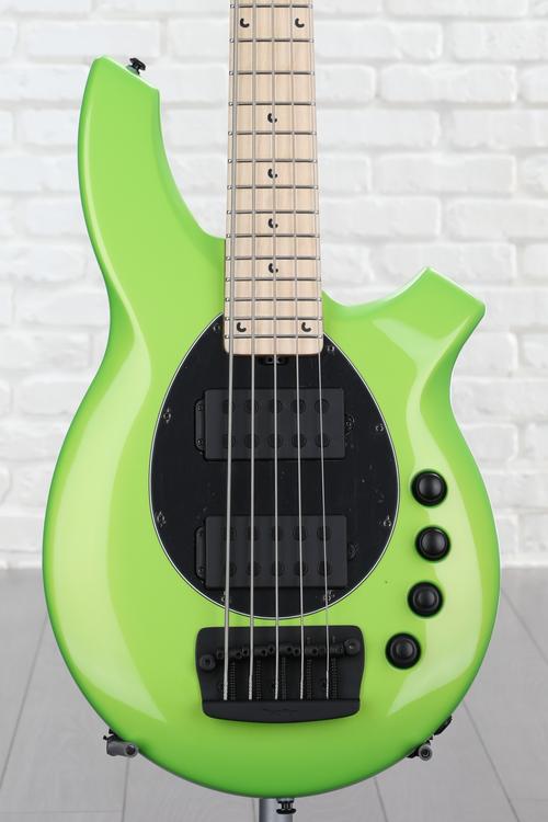 Ernie Ball Music Man Bongo 5HH Electric Bass Guitar - Mantis Green ...