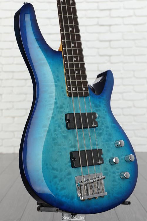 Schecter C-4 Plus Bass Guitar - Ocean Blue Burst | Sweetwater